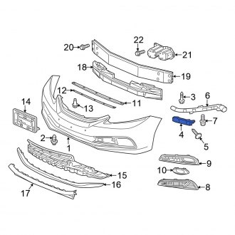 Honda Civic Si OEM Bumpers | Genuine Front & Rear Bumpers — CARiD.com
