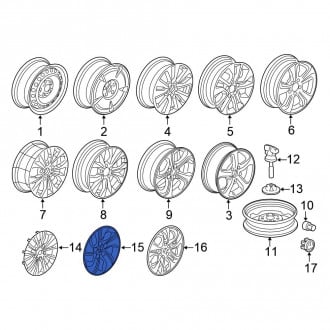 Honda OE™ Wheel Covers | CARiD