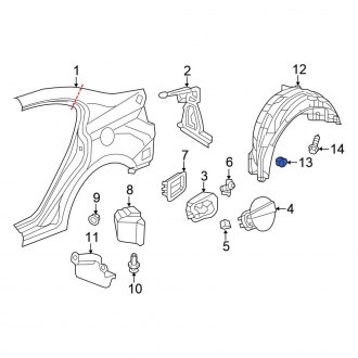Honda CR-V OEM Quarter Panels & Parts | Rear & Front — CARiD.com