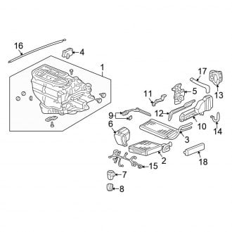 2004 Honda Element OEM A/C & Heating Parts - Systems | CARiD