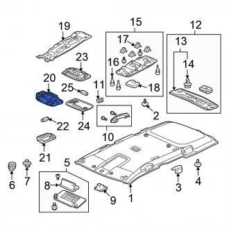 Honda Accord OEM Interior Components — CARiD.com
