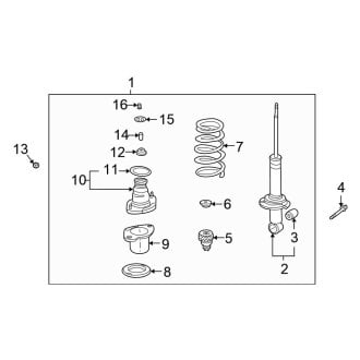 2008 Honda Element Shocks & Struts - Front, Rear | CARiD