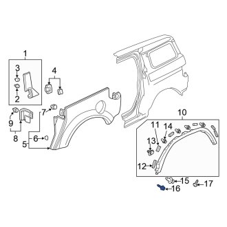 Honda CR-V OEM Quarter Panels & Parts | Rear & Front — CARiD.com