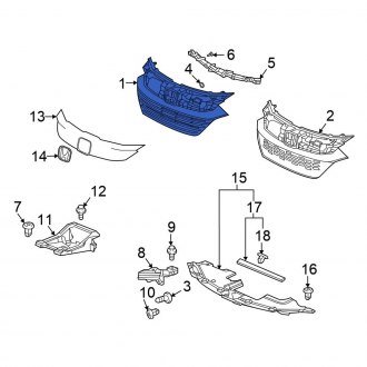 Honda OE™ Replacement Grilles | CARiD