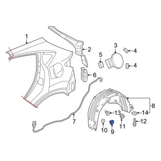 Honda HR-V OEM Quarter Panels & Parts | Rear & Front — CARiD.com