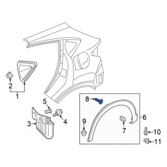Honda CR-V OEM Quarter Panels & Parts | Rear & Front — CARiD.com