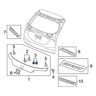 Honda Pilot OEM Bumpers | Genuine Front & Rear Bumpers — CARiD.com