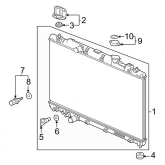 2023 Honda HR-V OEM Engine Cooling Parts - Radiators | CARiD