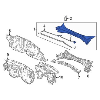 Honda Cowl Panels & Parts | Vent Grills, Screens — CARiD.com