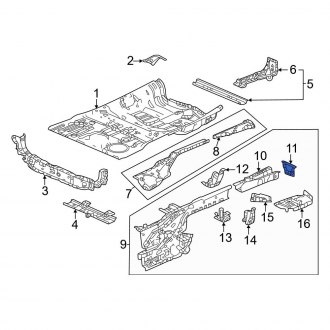 Honda HR-V Replacement Chassis Frames & Rails - CARiD.com