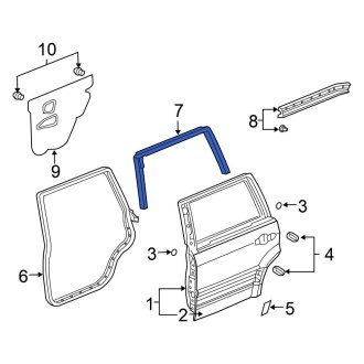 Honda Pilot Door Seals & Weatherstripping – CARiD.com