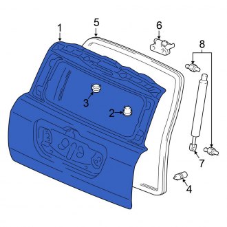 Honda Pilot Replacement Trunk Lids — CARiD.com