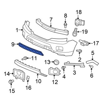 Honda Pilot OEM Grilles - Factory Billet & Mesh Grilles | CARiD