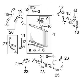 2015 Honda Pilot OEM Engine Cooling Parts - Radiators | CARiD