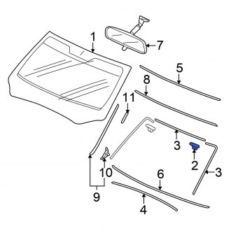 Honda Pilot Window Hardware — CARID.com