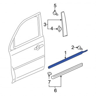 Honda Pilot Replacement Window Seals — CARID.com