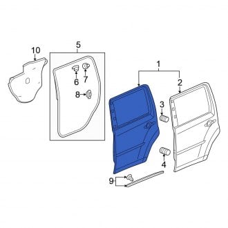 Honda Pilot Replacement Door Shells & Skins — CARiD.com