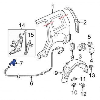 Honda CR-V OEM Quarter Panels & Parts | Rear & Front — CARiD.com