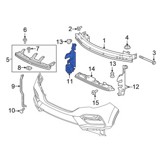 Honda OEM Header Panels & Parts - Support Bars, Panels | CARiD