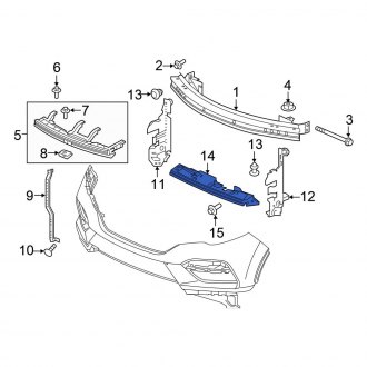 Honda OEM Header Panels & Parts - Support Bars, Panels | CARiD