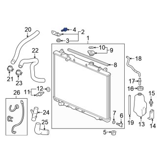 Honda Civic Si Grille Brackets & Hardware — CARiD.com
