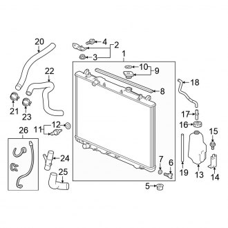 2018 Honda Pilot OEM Engine Cooling Parts | Radiators — CARiD.com