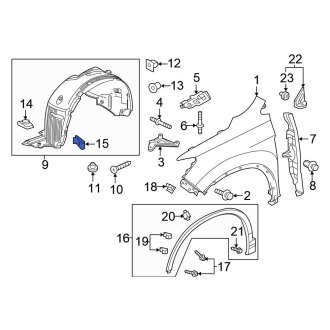 Honda Ridgeline OEM Quarter Panels & Parts | Rear & Front — CARiD.com