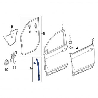 Honda Door Seals & Weatherstripping | CARiD