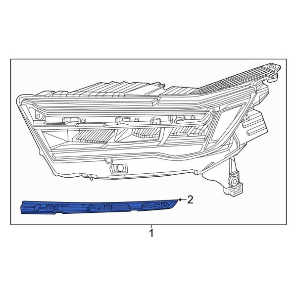 Honda OE 33155T90A01 - Left Headlight Bracket