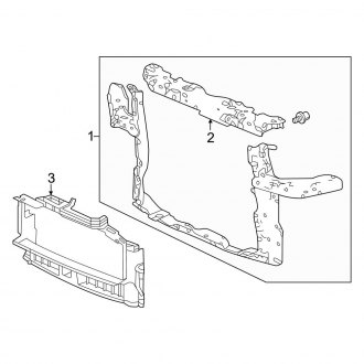 2023 Honda Pilot Radiator Supports | CARiD