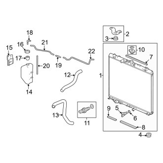 2025 Honda Pilot Coolant Overflow Tanks | CARiD