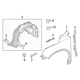 2026 Honda Pilot Front & Rear Fenders - Patch Panels, Extensions | CARiD