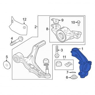 Honda Pilot Steering Knuckles, Spindles & Parts — CARiD.com