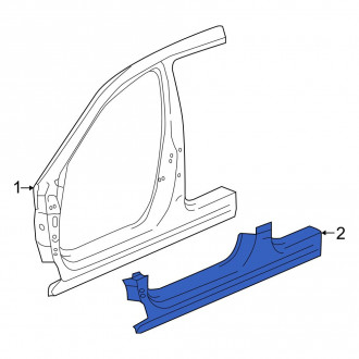 Honda Pilot Replacement Rocker Panels – CARiD.com