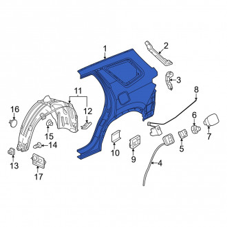Honda Pilot OEM Quarter Panels & Parts - Rear & Front | CARiD