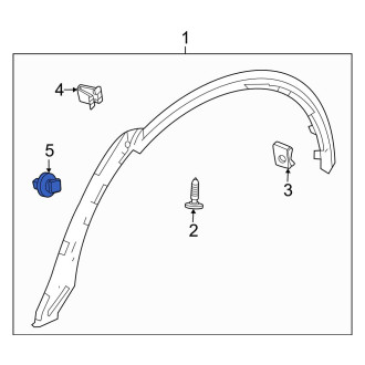 Honda Pilot OEM Fenders | Factory Front & Rear Fenders — CARiD.com