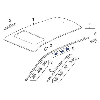 Honda Accord OEM Roofs & Parts | Panels, Drip Rails — CARiD.com