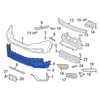 Honda CR-V OEM Bumpers | Genuine Front & Rear Bumpers — CARiD.com