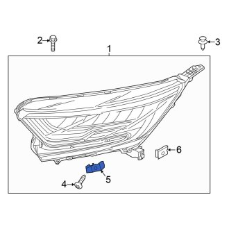 Honda Headlight Components | Brackets, Adapters, Retainers — CARiD.com
