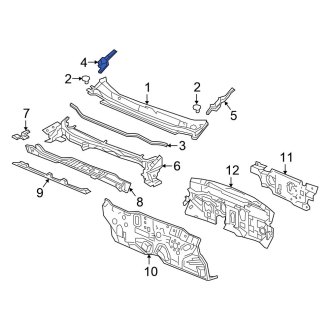 Honda Cowl Panels & Parts | Vent Grills, Screens — CARiD.com