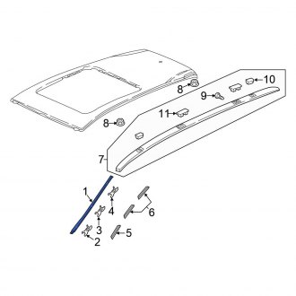 Honda CR-V Roof Seals & Moldings | CARiD