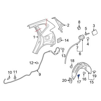 Honda HR-V OEM Quarter Panels & Parts | Rear & Front — CARiD.com