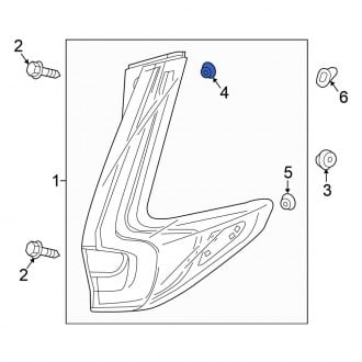 Honda HR-V OEM Tail Lights | LED, Fiber Optic — CARiD.com