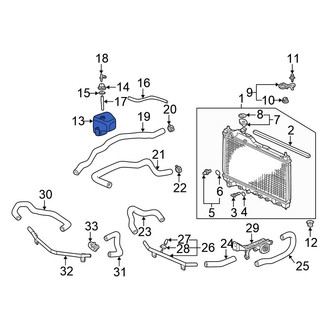 Honda S2000 Coolant Overflow Tanks — CARiD.com