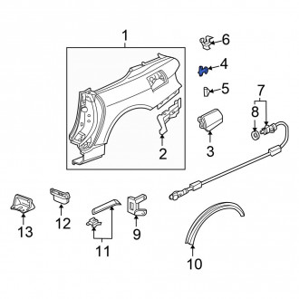 Honda CR-V OEM Quarter Panels & Parts | Rear & Front — CARiD.com