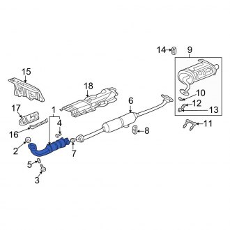 Honda CR-V OEM Exhaust Parts | Systems, Tips, Pipes — CARiD.com