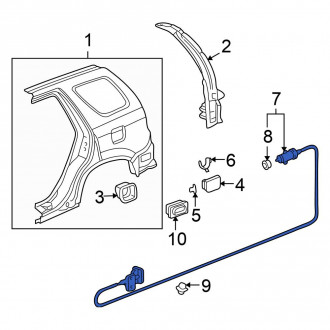 Honda CR-V OEM Quarter Panels & Parts | Rear & Front — CARiD.com