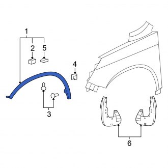 Honda Replacement Fender Moldings & Trim — CARiD.com