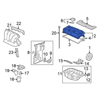 Honda Civic Si Engine Valve Covers & Parts | Gaskets, Bolts — CARiD.com