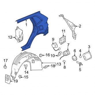 Honda CR-V Replacement Quarter Panels — CARiD.com